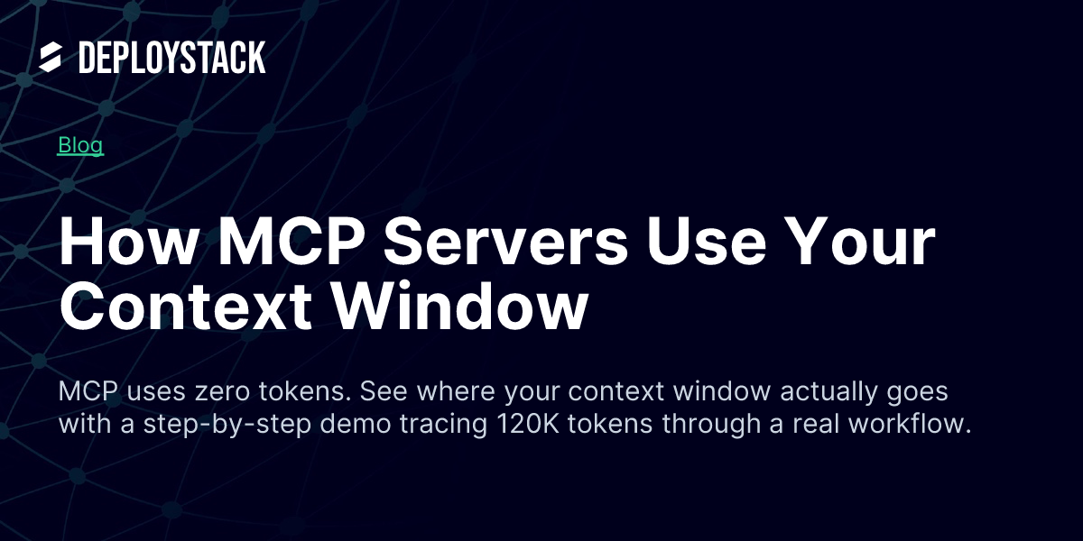MCP Context Window Explained: Where Tokens Actually Go